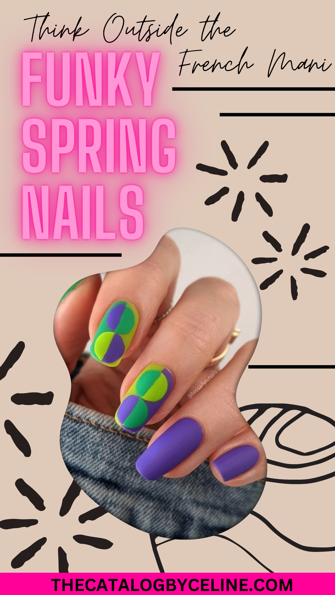 Think Outside the French Mani: Funky Spring Nail Trends - The Catalog ...