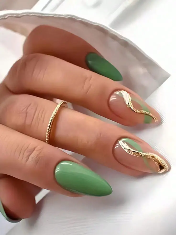 21 Gorgeous Green Nails That You Will Love this Season! - The Catalog ...