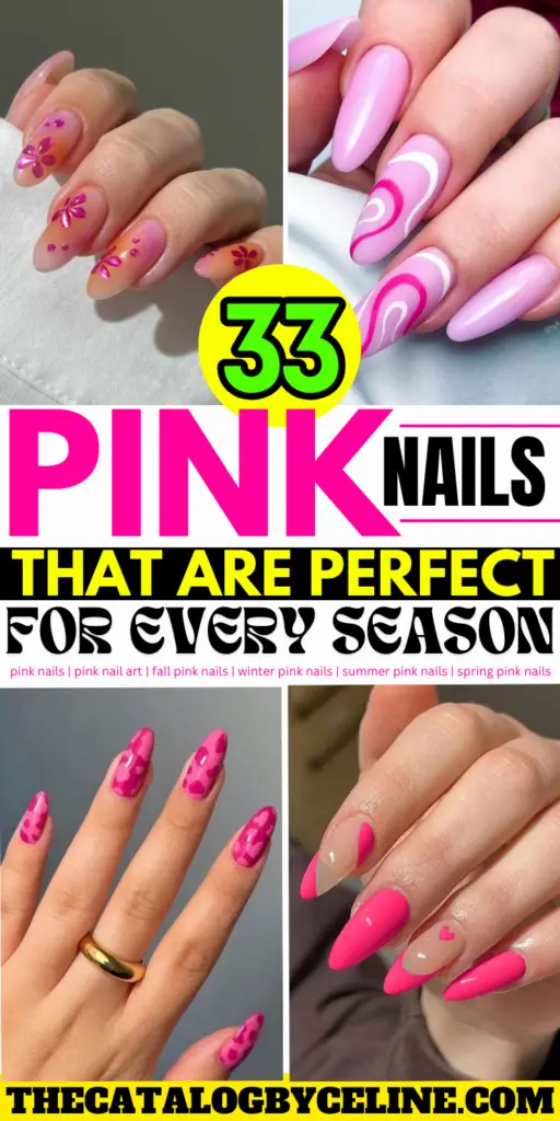 33 Pink Nails That Are Perfect For Every Season! - The Catalog by Celine