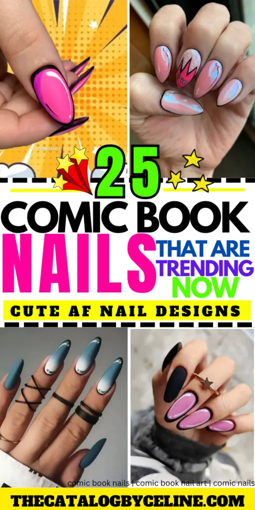 25 Cute AF Comic Book Nails That Are Trending Right Now! - The Catalog ...