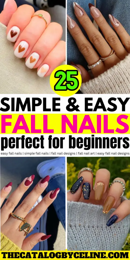 25 Simple And Easy Fall Nail Designs That Are Perfect For the Season ...