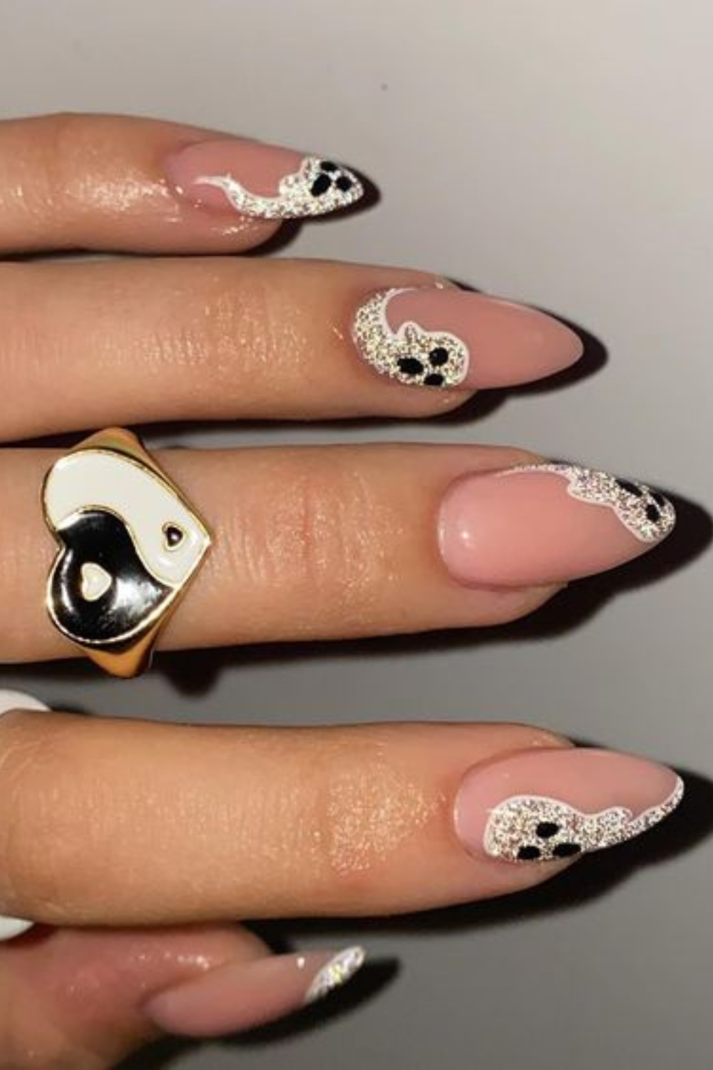 29 Ghost Face Nails for Halloween 2025 That Are Cute & Creepy! - The ...