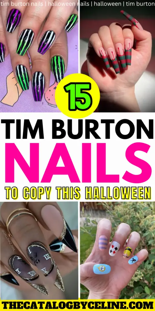 Tim Burton Inspired Nail Designs For Every Gorgeous Ghoul This ...