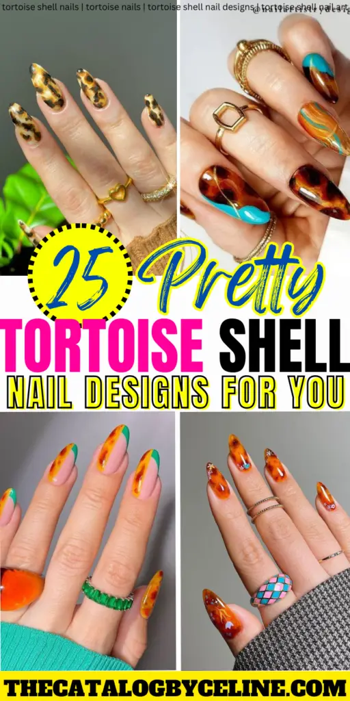 25 Tortoise Shell Nails That Are Effortlessly Gorgeous! - The Catalog ...