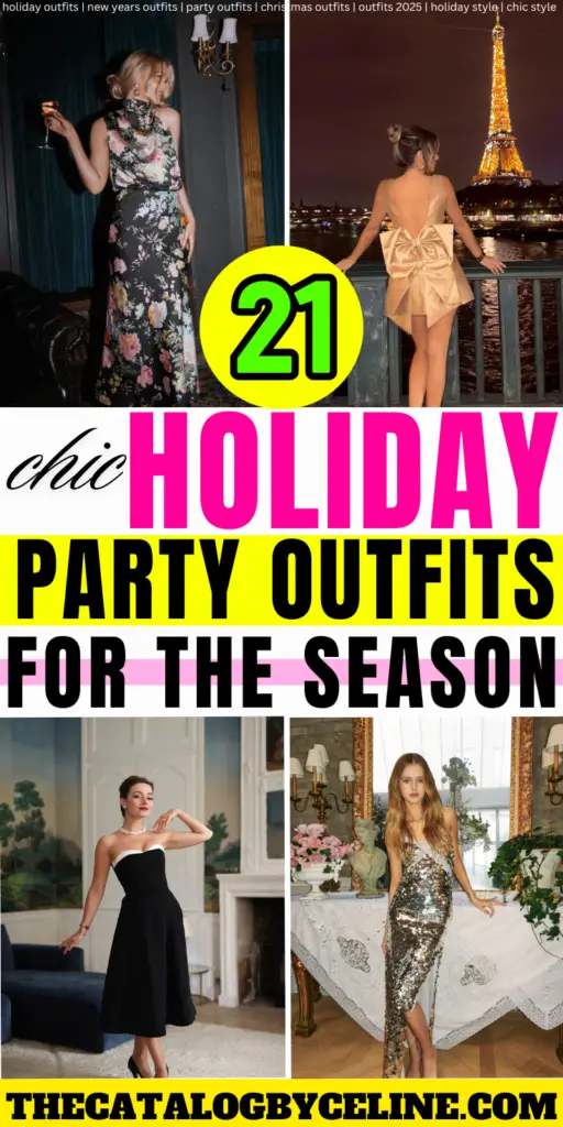 21 Chic Holiday Party Outfits to Shine This Season - The Catalog by Celine